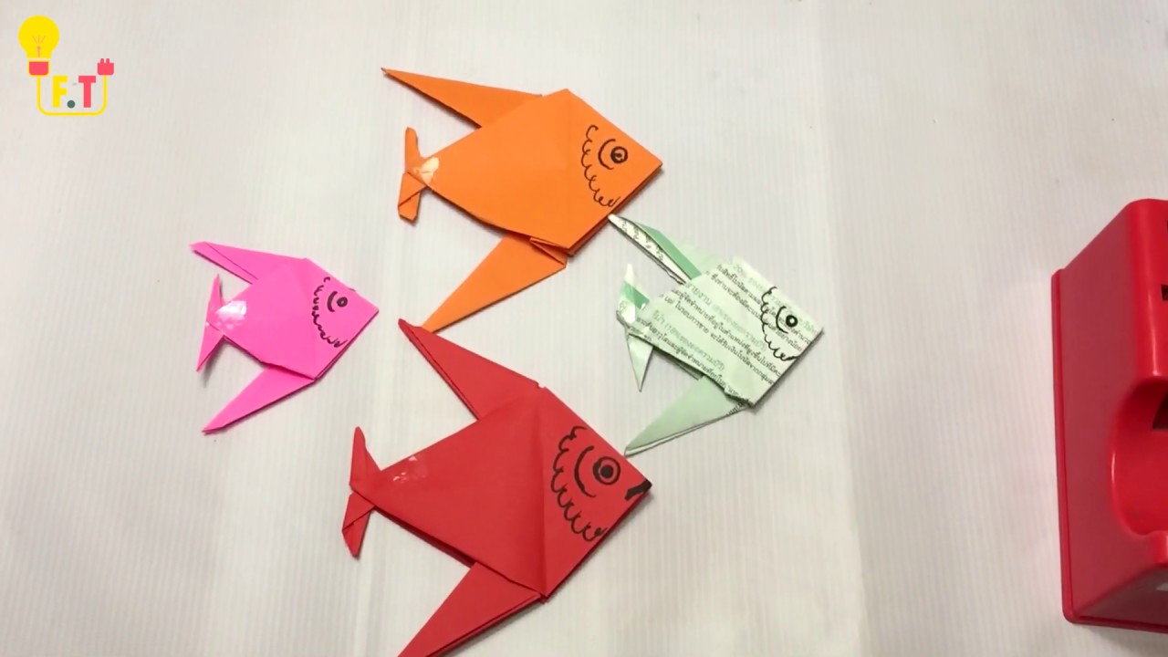 Paper Fish, How to make paper ? Creating paper fish,Paper Art a fish ...