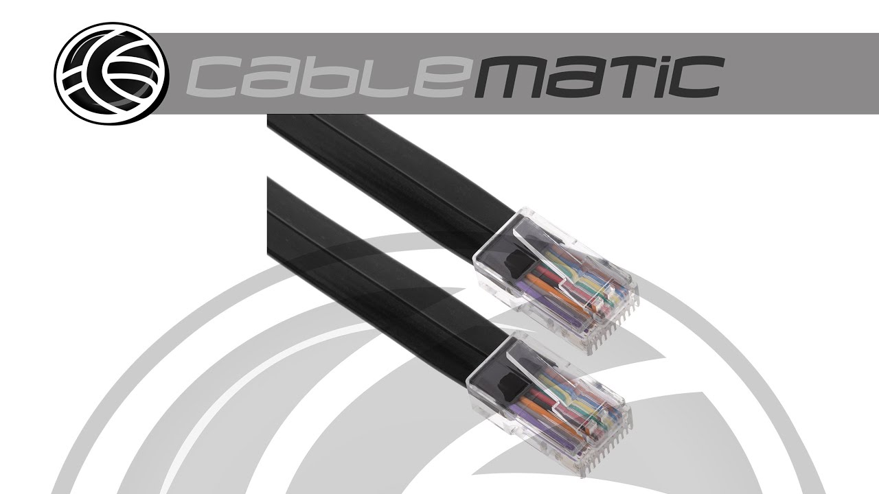 Cable RJ48-M/M (10P10C) - distribuido por CABLEMATIC ® - YouTube