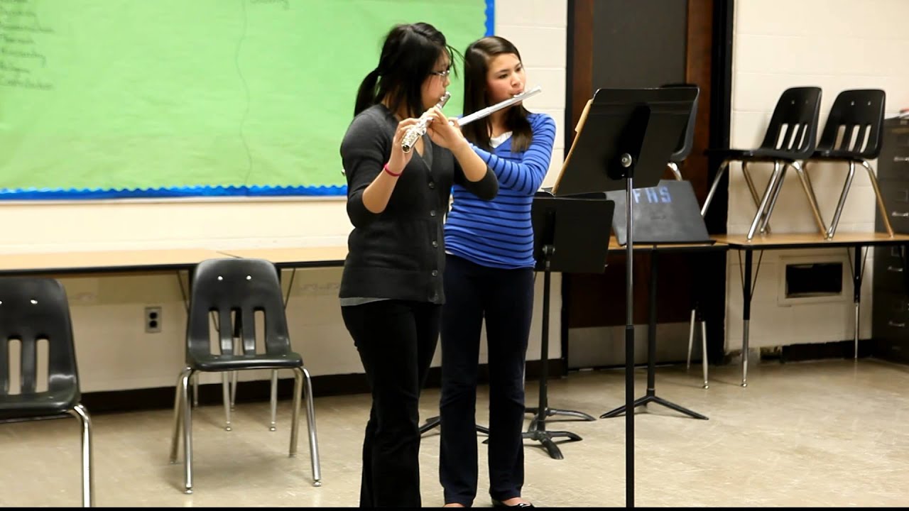Christine and Amanda Flute Duet - YouTube