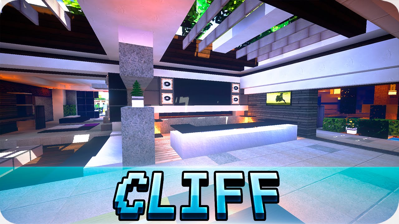 Minecraft - Modern Cliffside House Design - Cinematic & Map Download ...