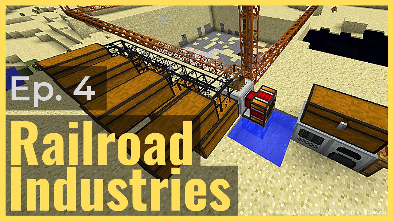 Buildcraft Quarry and IC2 Recycler! | Ep. 4 | Railroad Industries ...