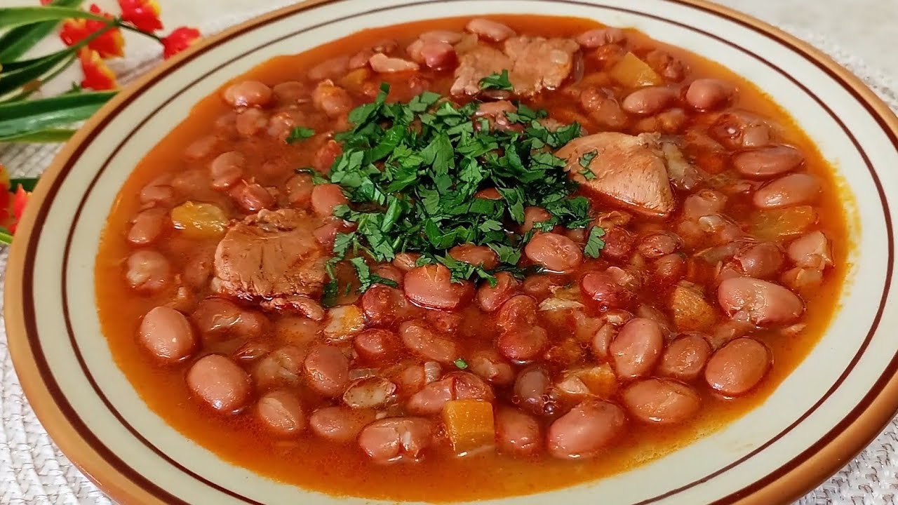 وصفة اللوبيا الحمراء اليابسة/ڨريني👌طايبة زبدة و ماتجيش كحلة وصفة سهلة و ...