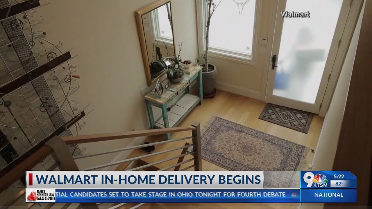 Walmart In-home delivery - YouTube