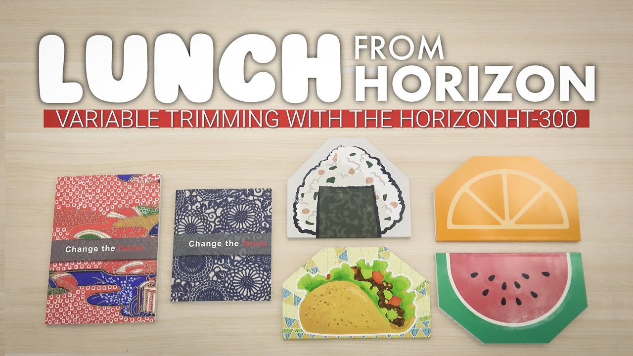 Lunch from Horizon - Variable Trimming with our HT-300 - YouTube