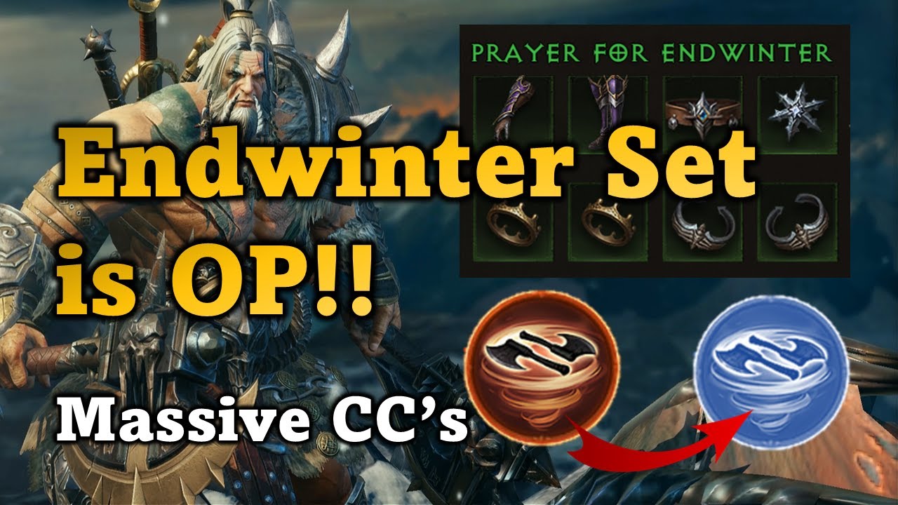 Barbarian FREEZE whirlwind PvP build | Endwinter Set unleashed | Diablo ...