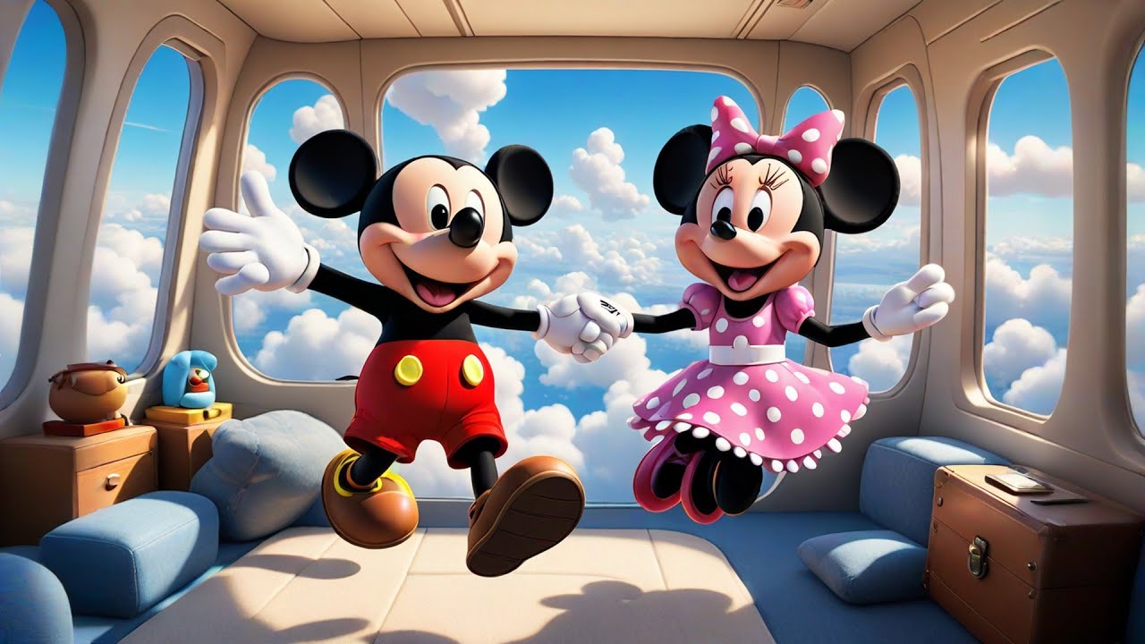 ️ Mickey & Minnie Fly with Baba! | Fun Airplane Adventure 🐭 ️🧳 - YouTube