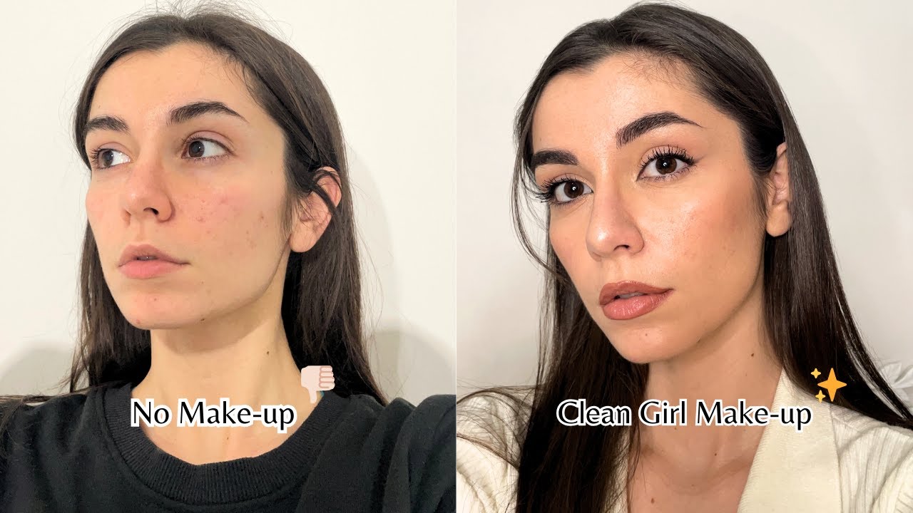 Clean girl make-up: glow up in 10 step - YouTube