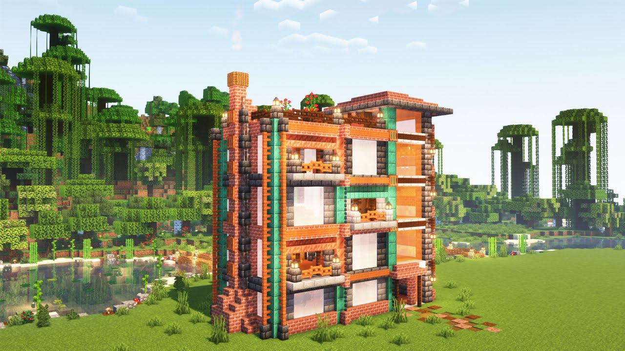 How to build Steampunk Apartment - Minecraft tutorial - YouTube