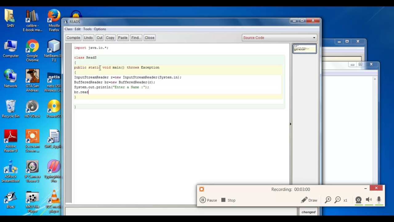 Reading String Input From Keyboard Java Youtube 6559