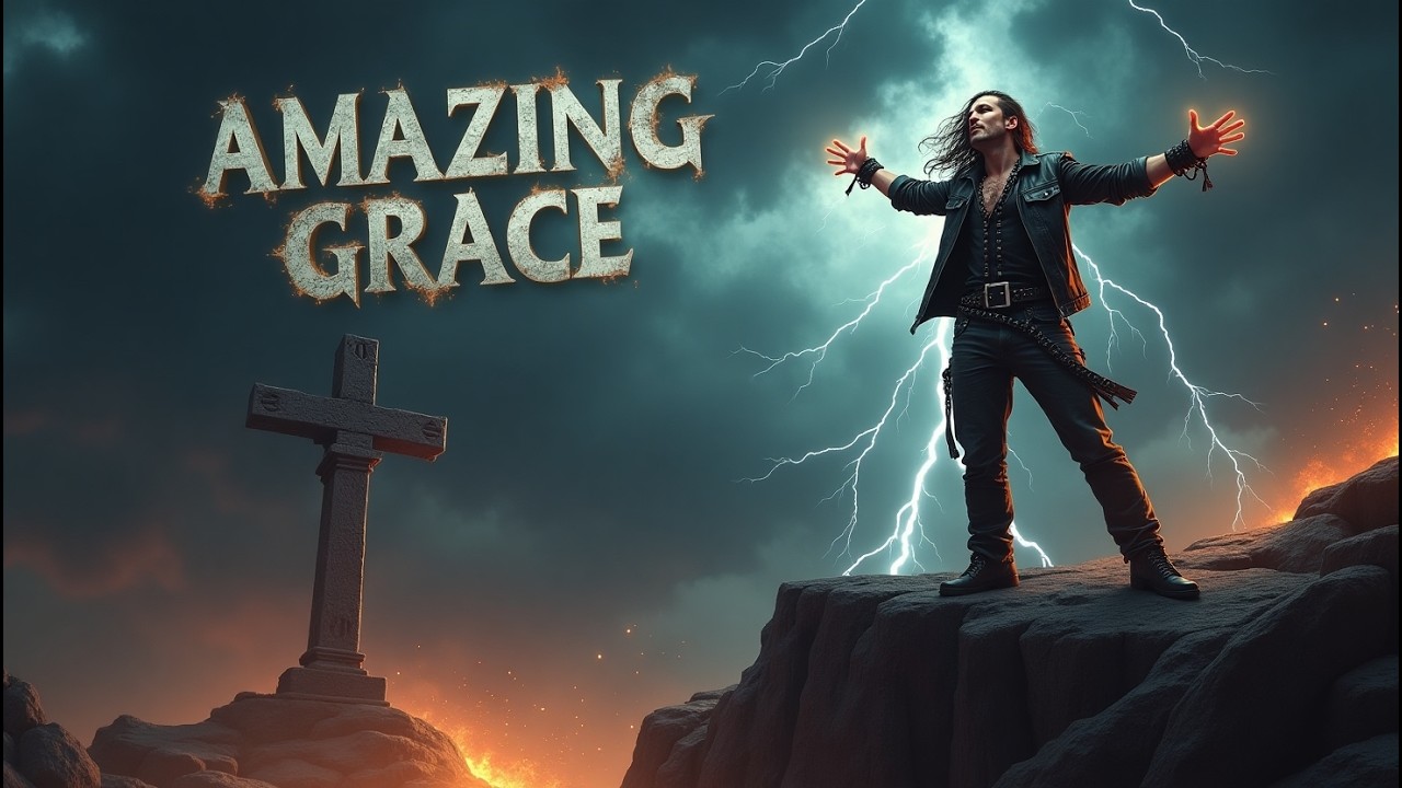 Amazing Grace Hard Rock | Epic Hymn Rock Cover by Renata - YouTube