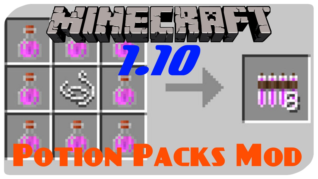 Potion Packs Mod (Almacena Pociones) - Review e Instalacion - |1.10|1. ...