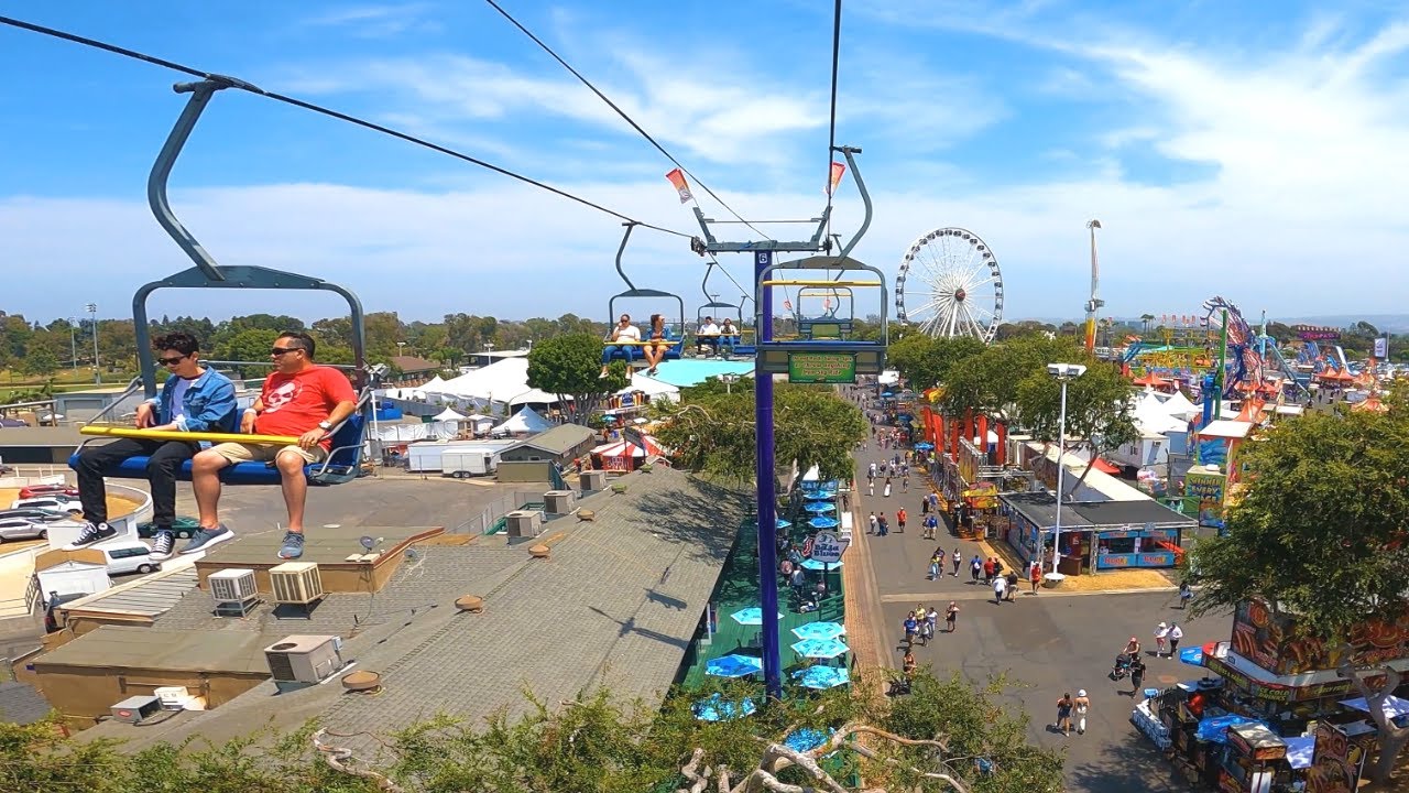 Sky Ride - Orange County Fair 2021 [4K PoV] - YouTube