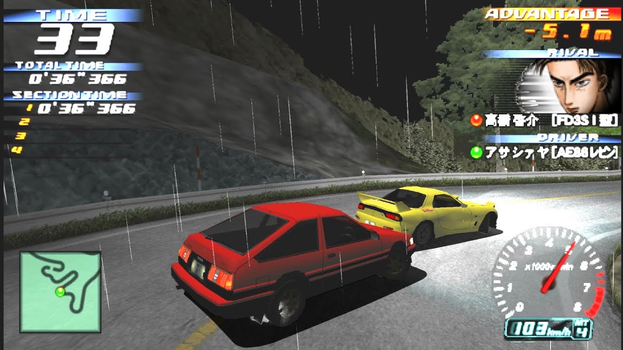 AE86 Levin vs RX-7 FD | Initial D Street Stage | Akagi - YouTube