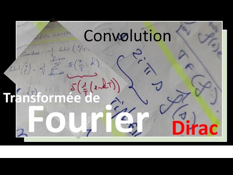 Transformation de fourrier produit de convolution Dirac série de ...