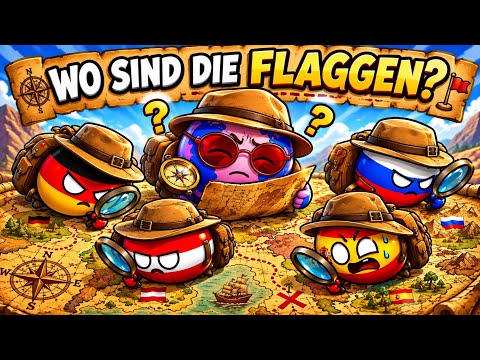 Versteckte Flaggen finden! 🔎 | Countryballs Kompilation