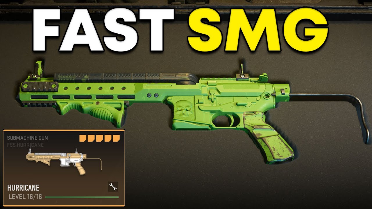 "the FASTEST SMG in WARZONE!" (Best FSS Hurricane Class Setup) - YouTube