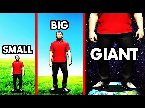 Growing Into WORLD'S BIGGEST MAN In GTA 5