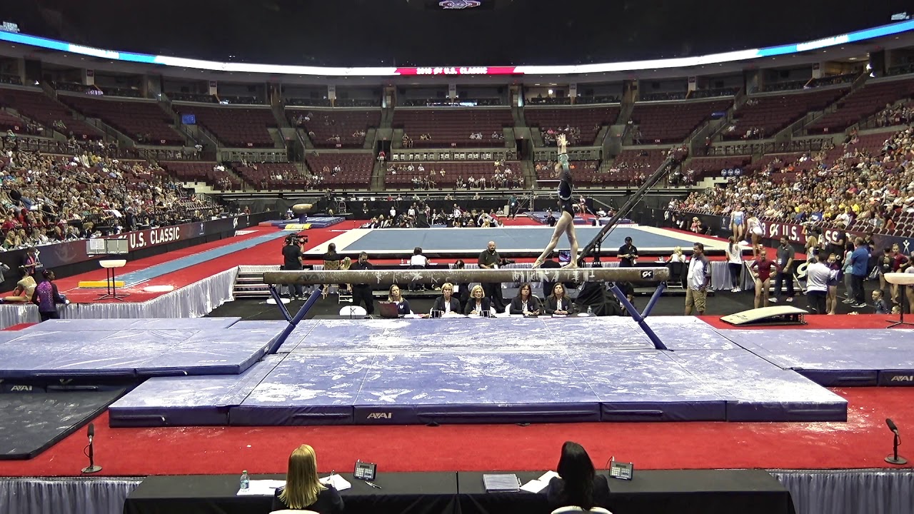 Elizabeth Gantner - Balance Beam - 2018 GK U.S. Classic - Junior ...