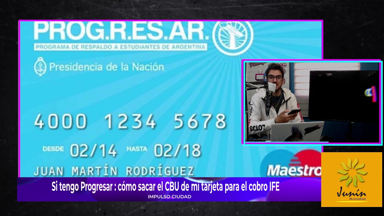 Cómo sacar el CBU de la tarjeta para cobrar el IFE - YouTube