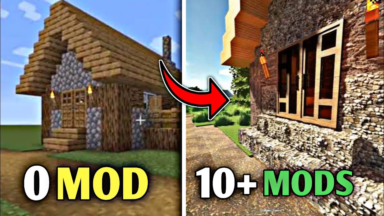 I Made Minecraft A Super Realistic Game With 10+ MODS - YouTube