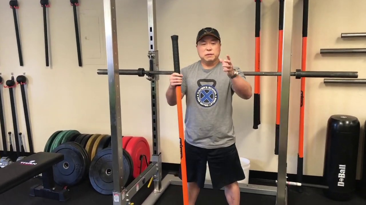 Deadlift Prep For Improved Form - Stick Mobility Exercise - YouTube
