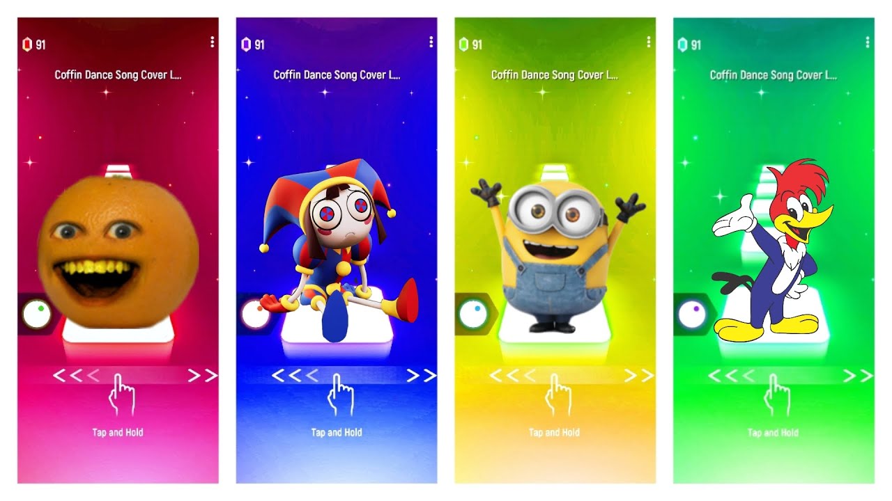 Annoying Orenge 🆚 Digital Circus 🆚 Mega Minions 🆚 Woody Woodpecker Song ...