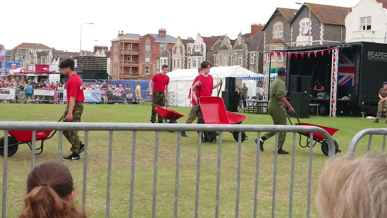 The Red Barrows at Weston-super-Mare - YouTube