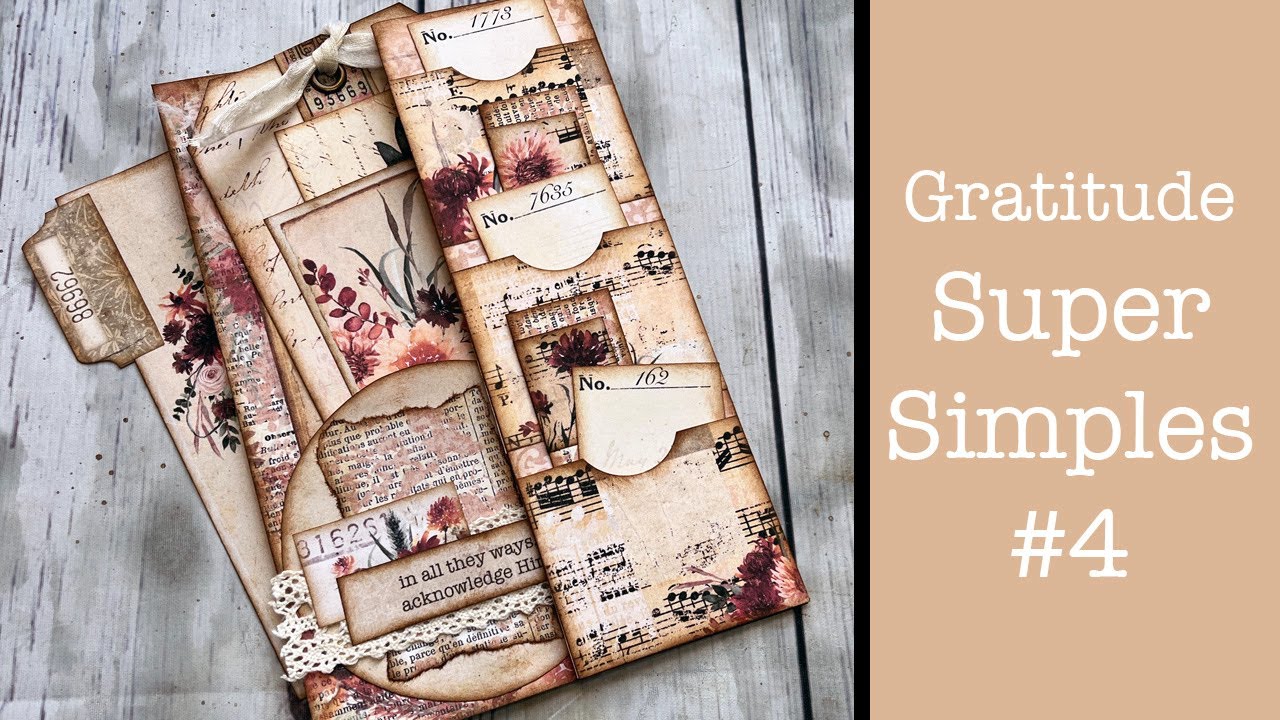 Gratitude Super Simple #4: FULL TUTORIAL for Thanksgiving/Fall ...