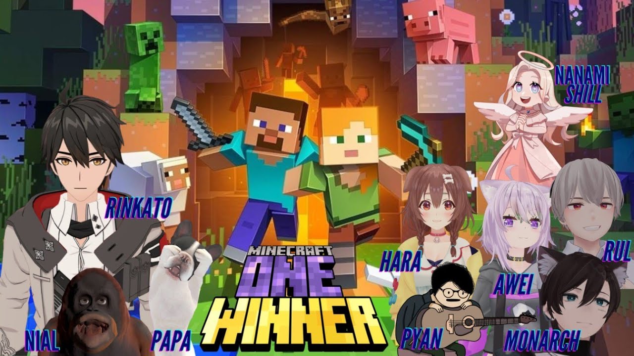 MINECRAFT ONE WINNER EVENT WITH VRCHAT FAMILY!!! - YouTube
