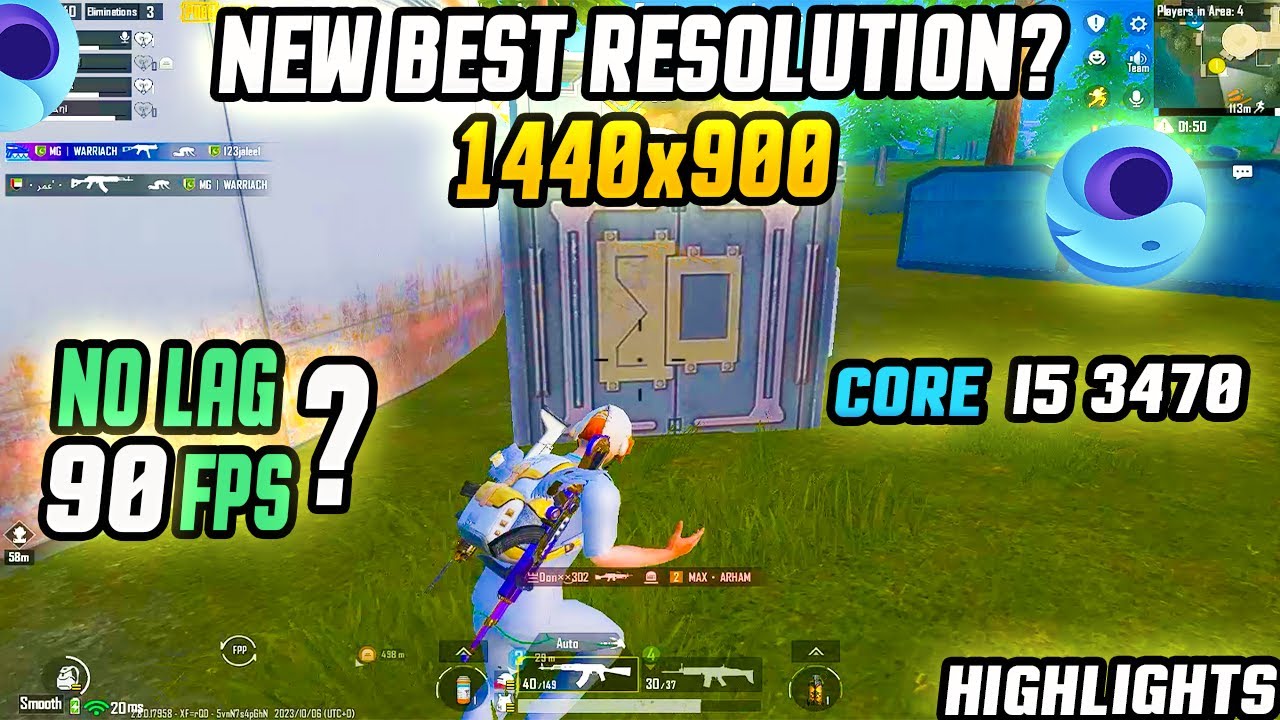New Best Gameloop Resolution?|Gameloop| Core I5 3470 + RX 460 4gb |Pubg ...