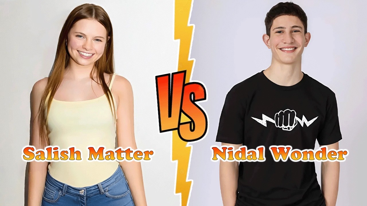 Salish Matter VS Nidal Wonder Transformation 👑 New Stars From Baby To ...
