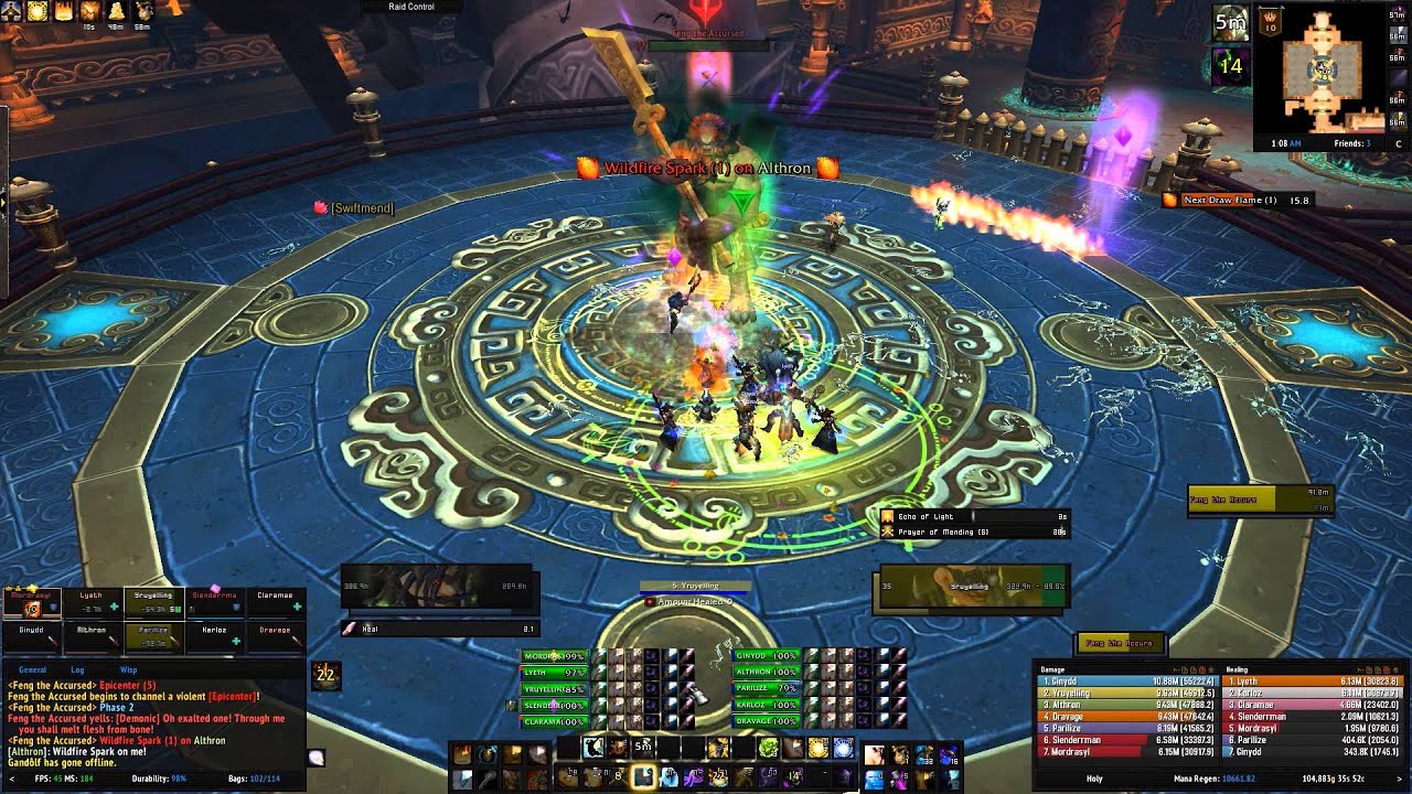 Ashes of Azeroth VS. Feng the Accursed [Normal]10 Man - YouTube