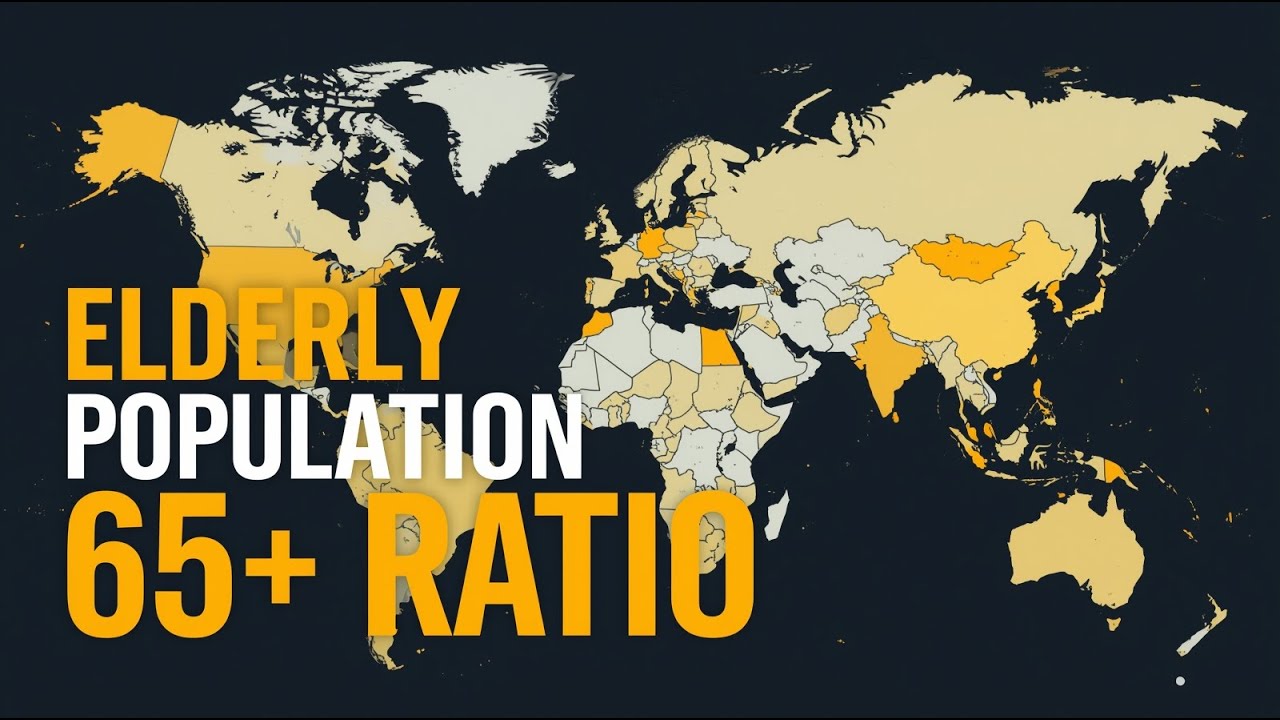 Elderly Population 65+ Ratio in Different Countries | Global Comparison ...