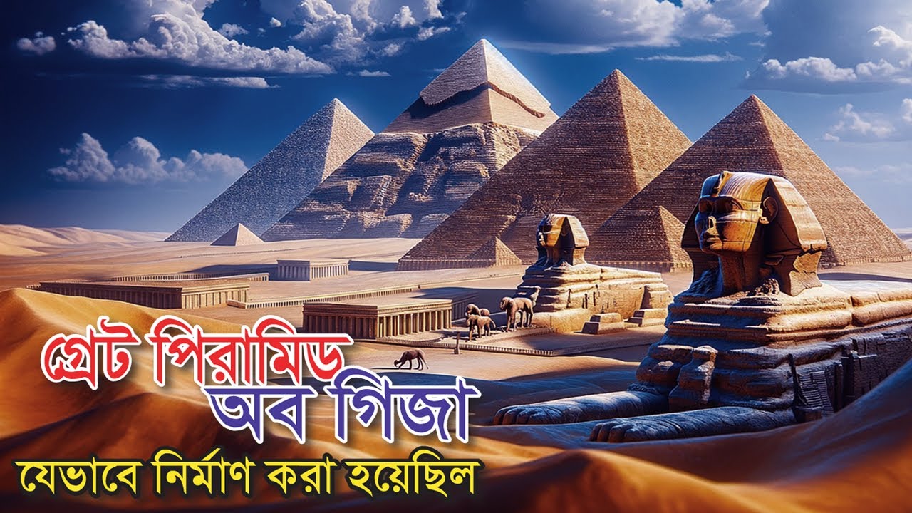 দ্যা গ্রেট পিরামিড অব গিজা | egyptian pyramids in bangla | ancient ...