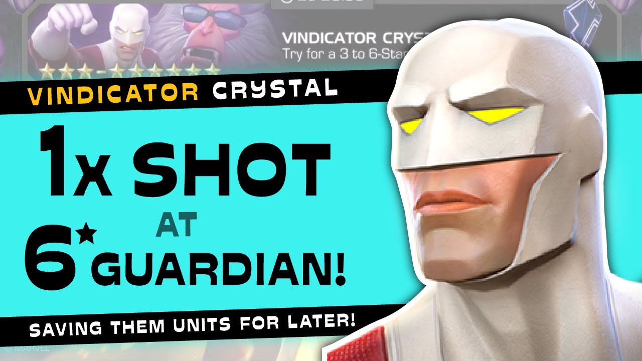 ONE SHOT series- 6* GUARDIAN Vindicator FGMC Crystal Opening | Marvel ...