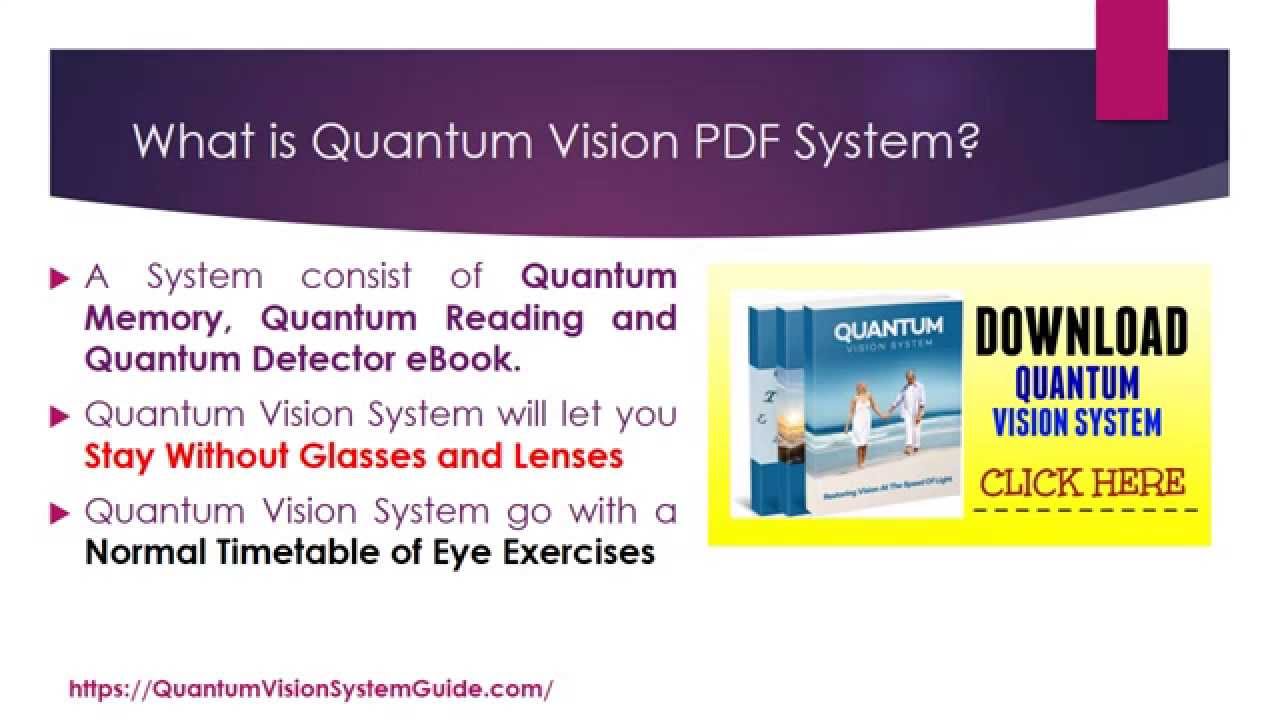 Magic Behind Quantum Vision System PDF eBook - How it Works - YouTube