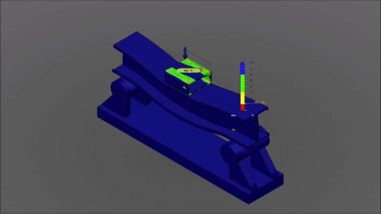 SAMPE Bridge Contest 2018 (I-Beam) UofSC - YouTube