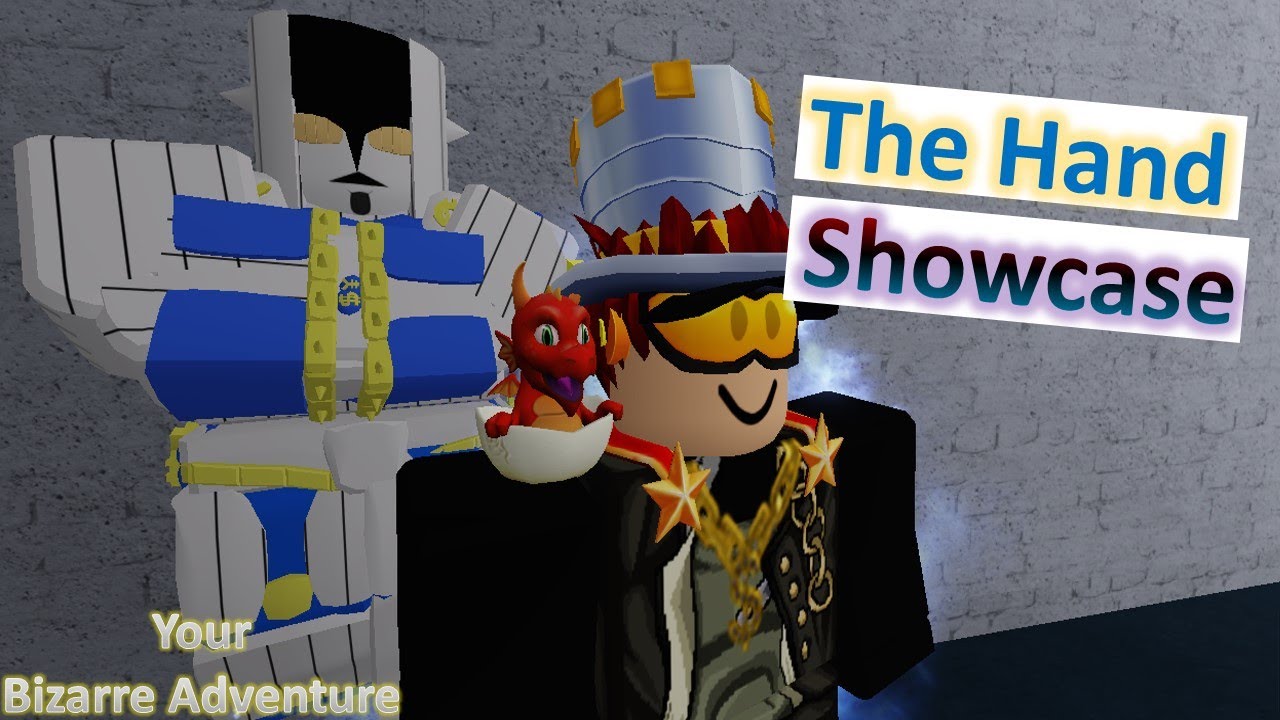 The Hand Showcase - Your Bizarre Adventure Roblox - YouTube