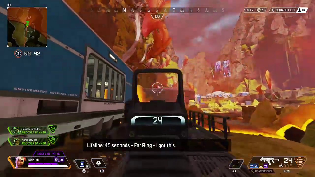 In 3 minutes and 11 secs, i got the red evo shield in Apex Legends on ...