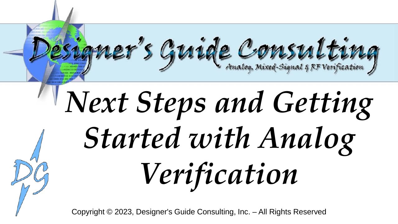 Next Steps and Getting Started with Analog Verification - YouTube