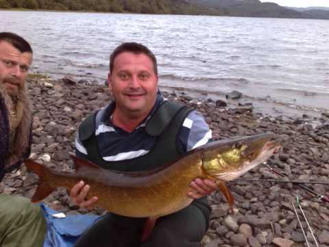Pike Fishing Double Figure Pike in Scotland UK _0002.wmv - YouTube