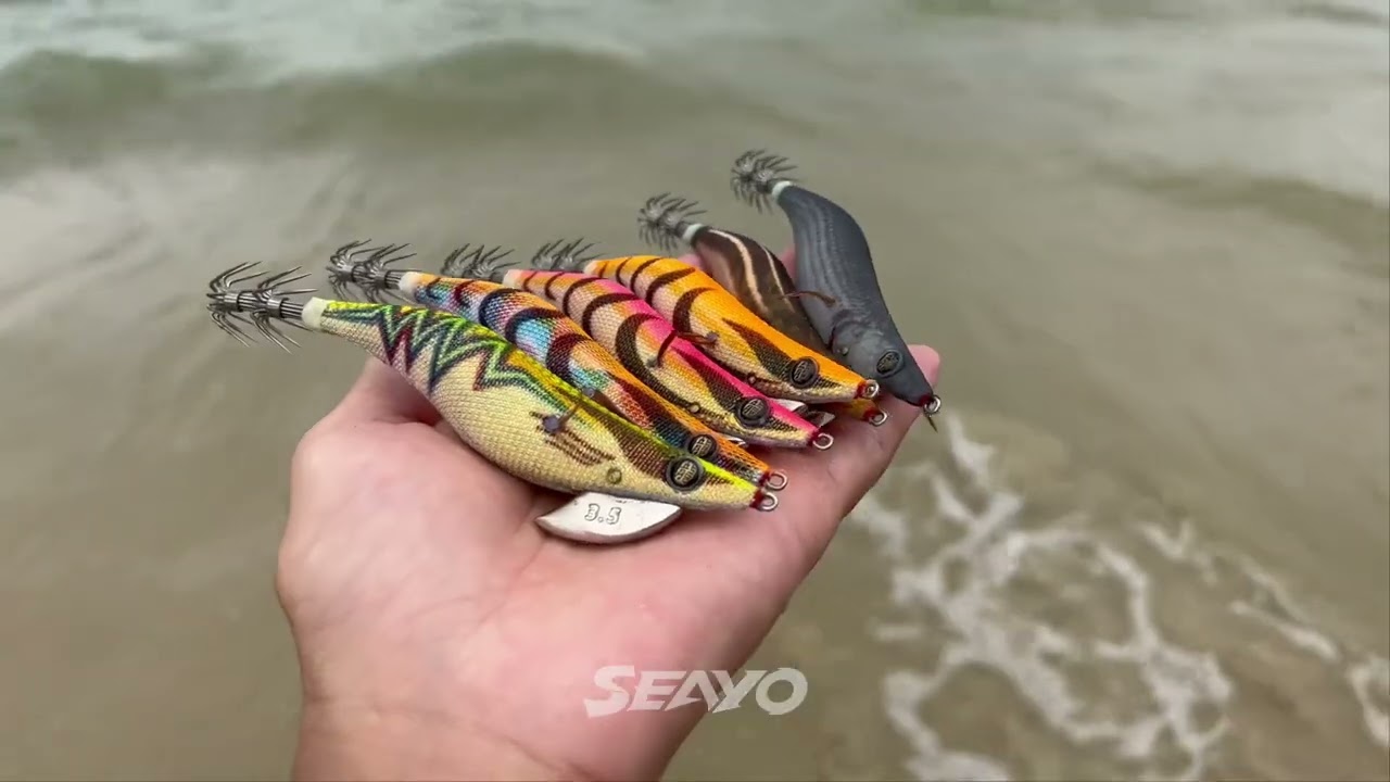 SEAYO DRAGON Squid Jig - YouTube