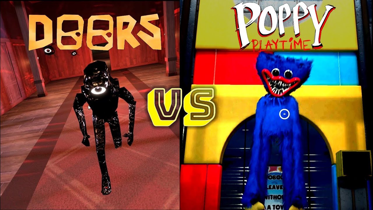 Doors Vs Poppy Playtime New Chase Sence - YouTube
