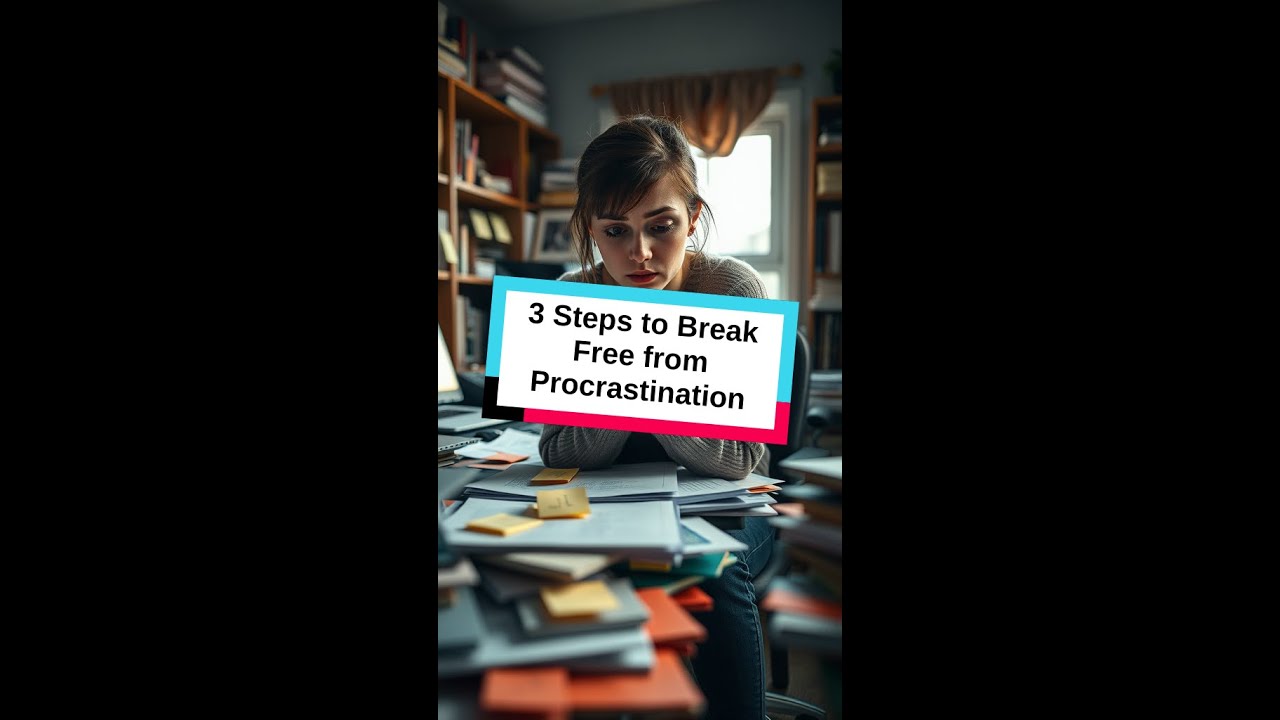 3 Steps to Break Free from Procrastination - YouTube