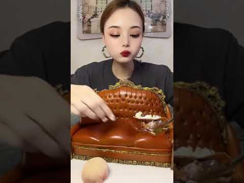 Realistic sofa cake Mukbang - YouTube