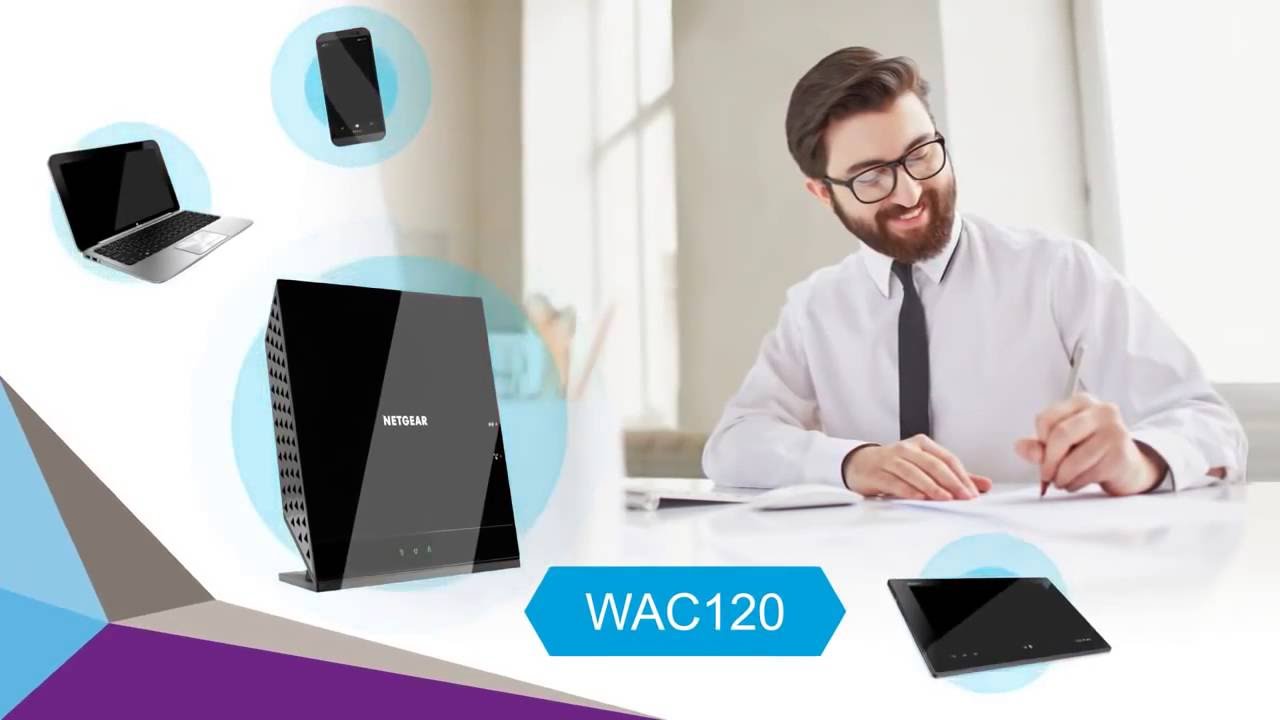 NETGEAR SOHO Wireless Access Point WAC120 802.11ac WiFi Product Tour ...