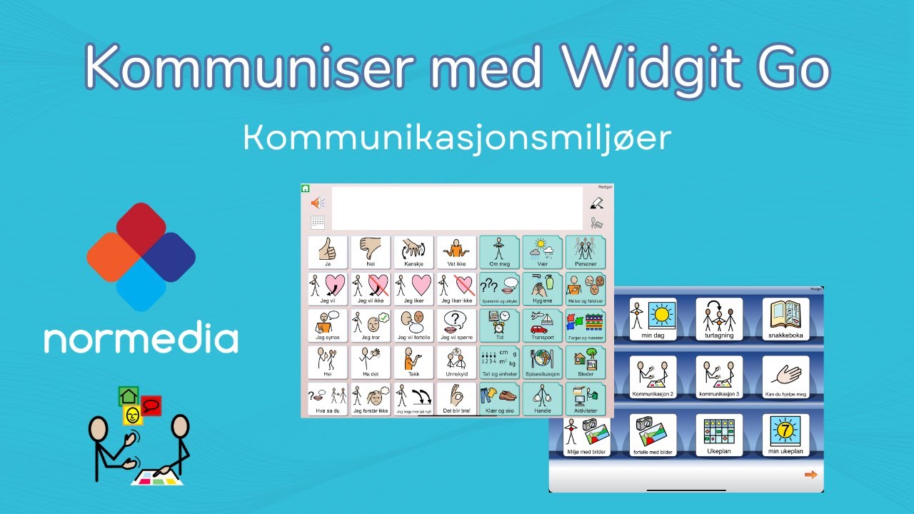 Kommuniser med Widgit Go - Kommunikasjonsmiljøer - YouTube