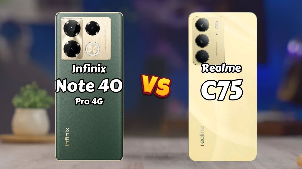 Infinix Note 40 Pro 4G vs Realme C75 - YouTube