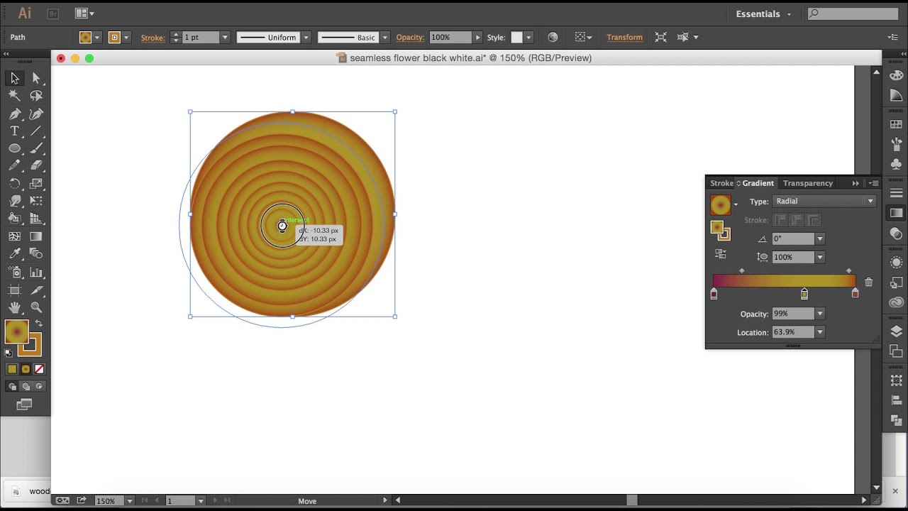 Appleplusth สอน Illustrator cs6/cc การทำลายไม้อย่างง่าย easy wood ...