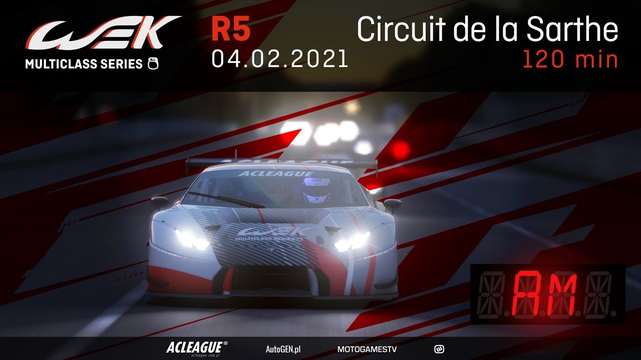 ACLEAGUE WEK MULTICLASS SERIES | S17 | R5 | CIRCUIT DE LA SARTHE ...